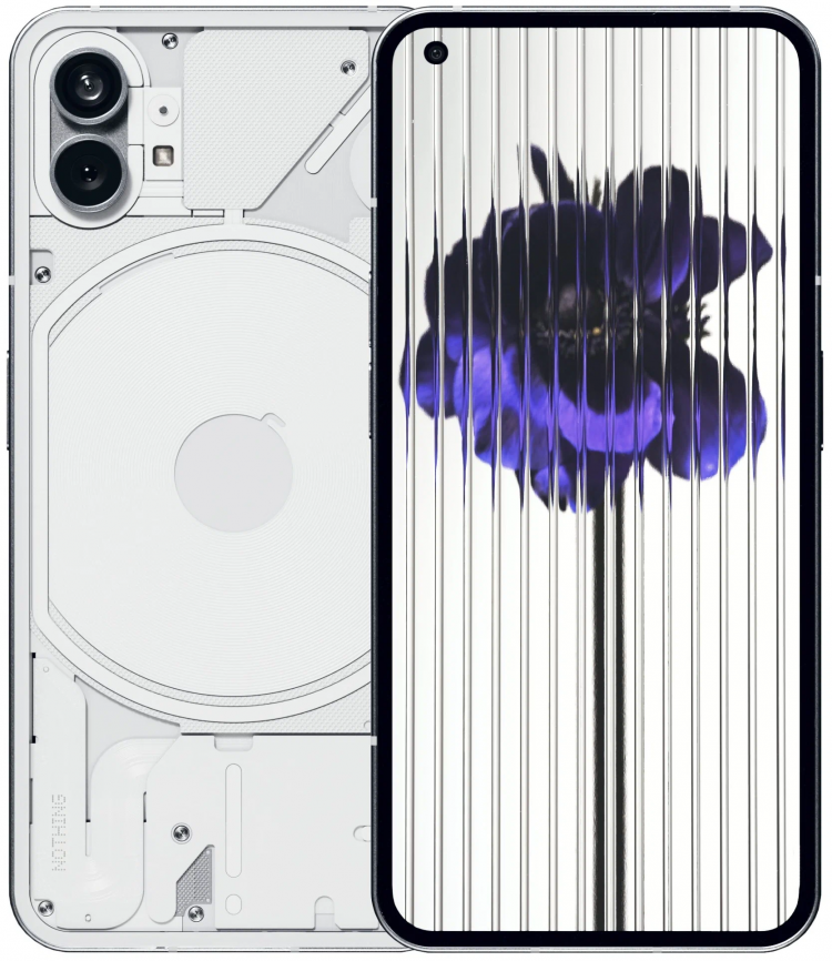 Смартфон Nothing Phone (1) 12/256 ГБ, белый купить в Москве, цена в ...