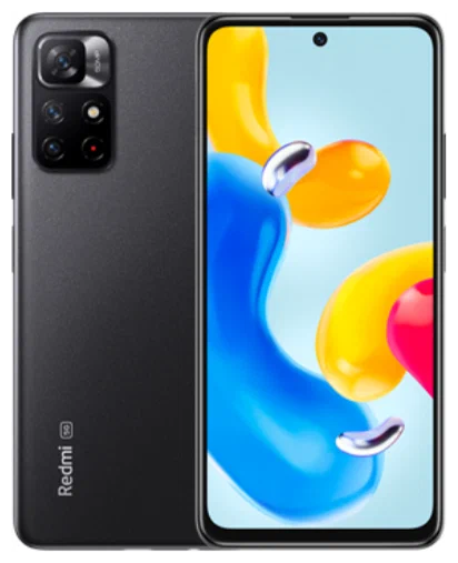 Смартфон Xiaomi Redmi Note 11S 5G 4/128 ГБ Global, полуночный черный ...